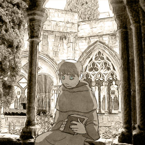Worried Monk - Humon Comics